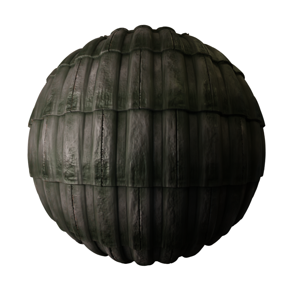 Roof Tiles Gray | FREE roofing materials | BlenderKit