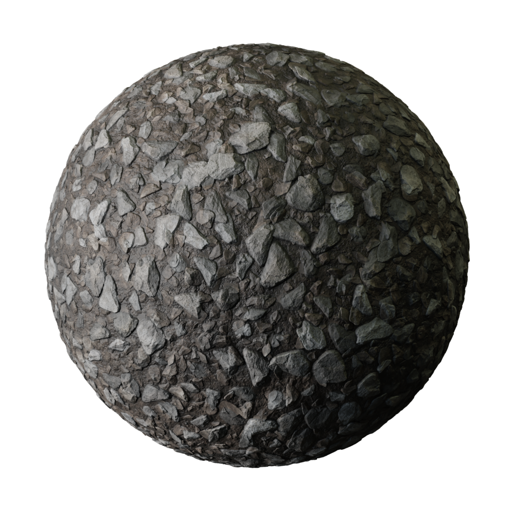 Simple ground with rocks | FREE ground materials | BlenderKit