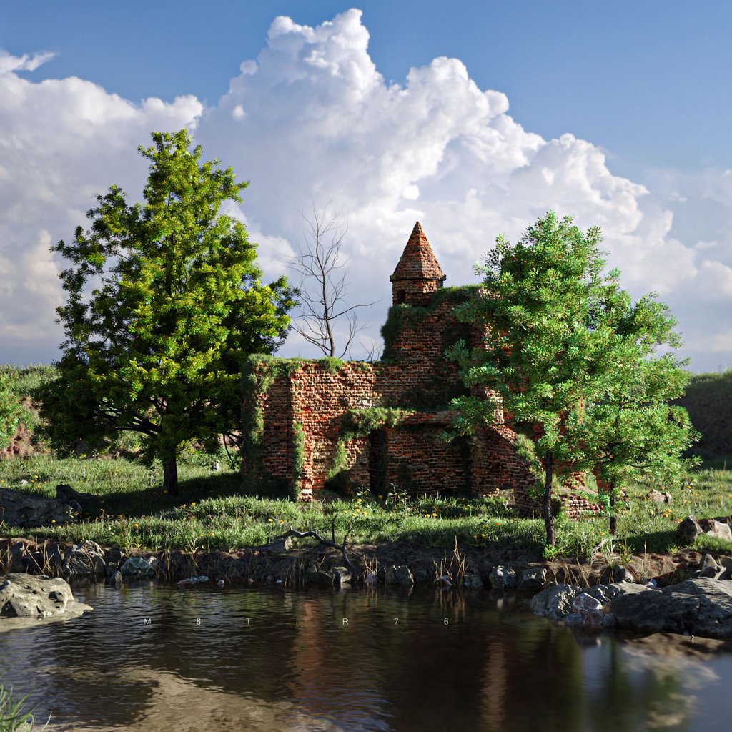 Parking lot | FREE 3D Outdoor scenes | BlenderKit