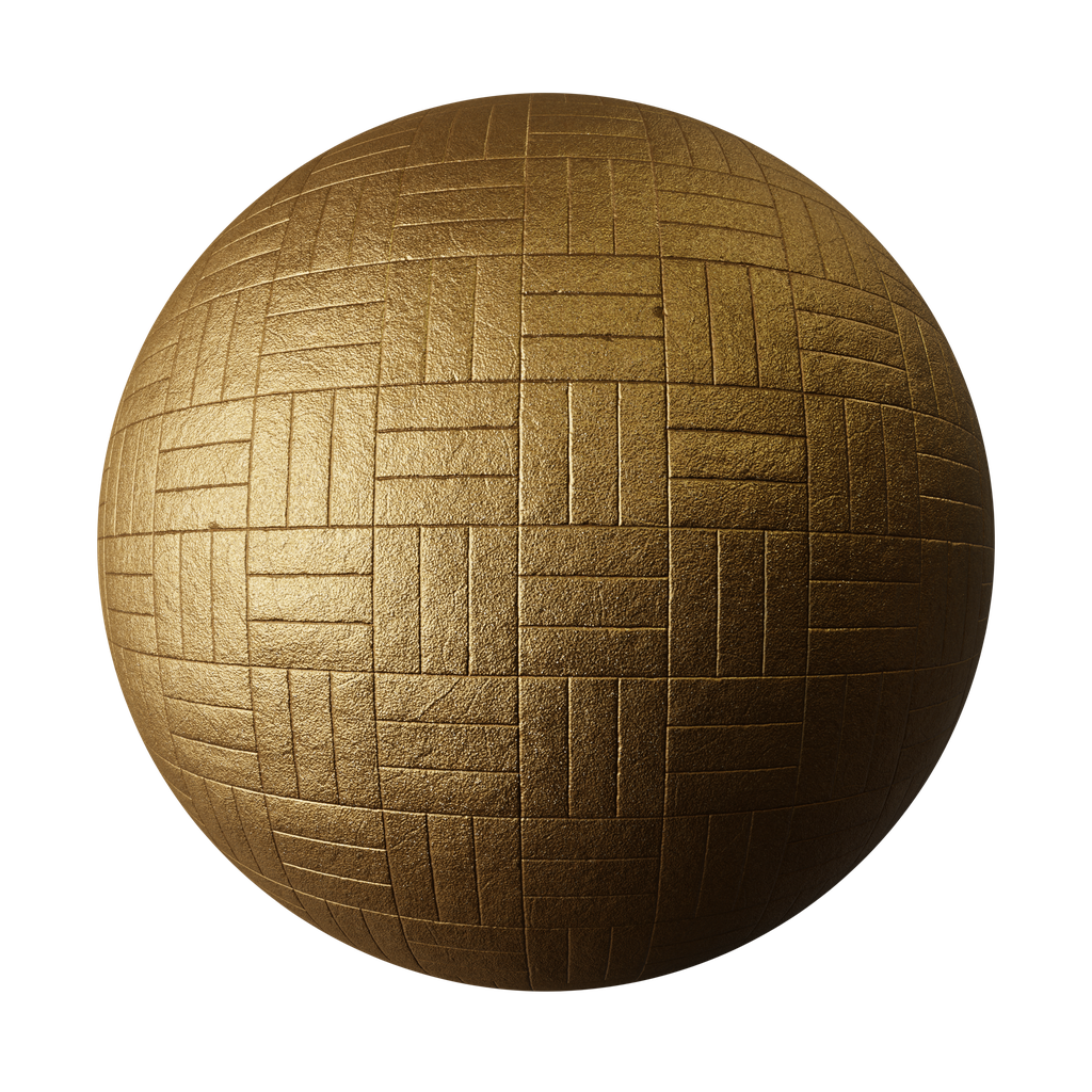 Golden tiles | FREE tiles materials | BlenderKit