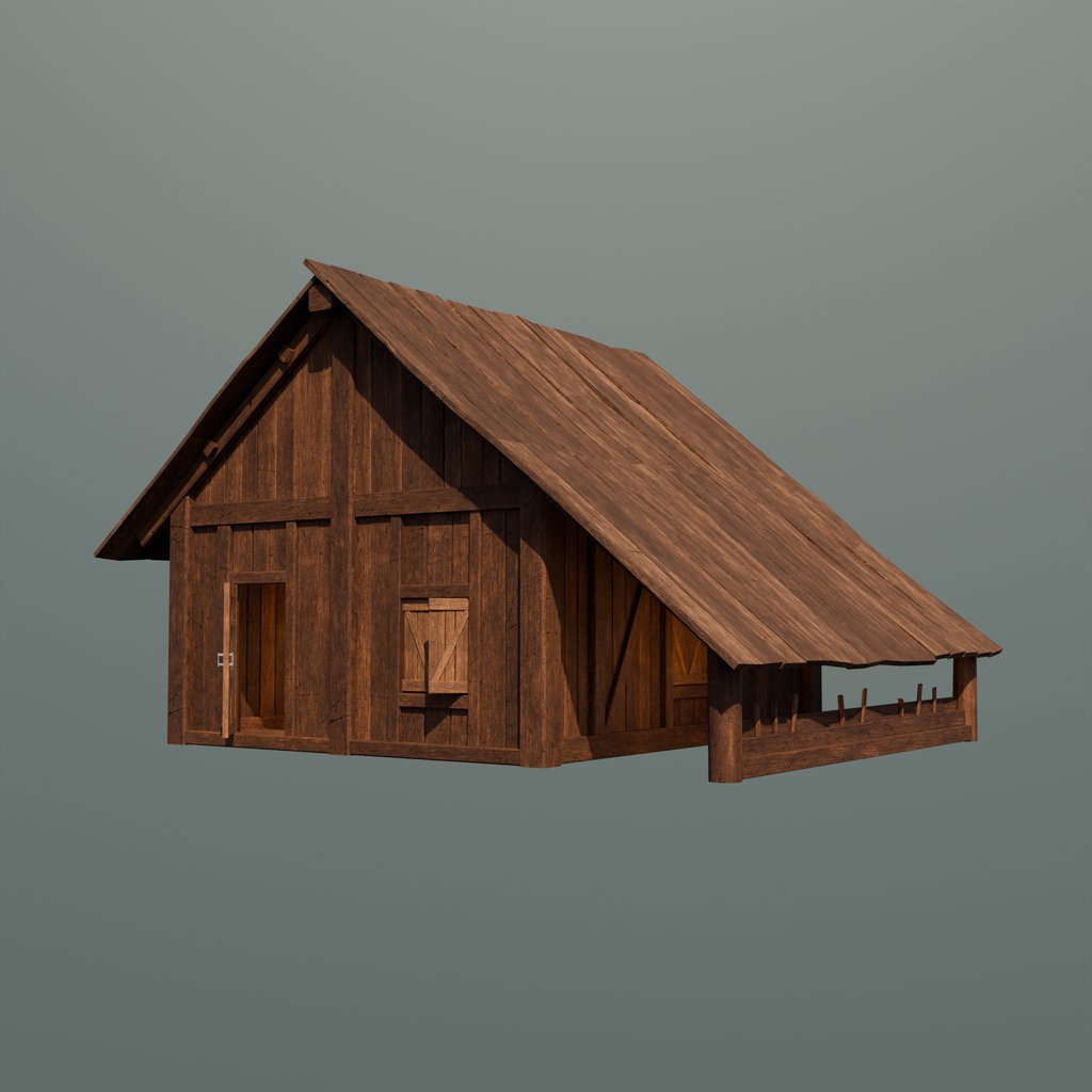 Village | Historic Buildings models | BlenderKit