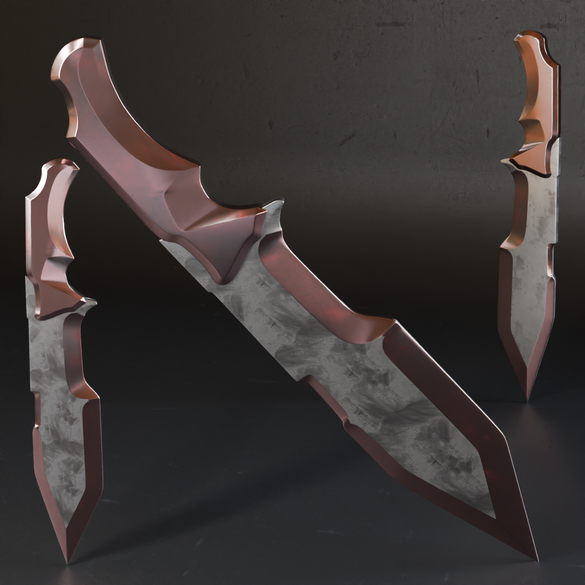 MK BaseMesh Dagger 006 | Historical Weapons models | BlenderKit