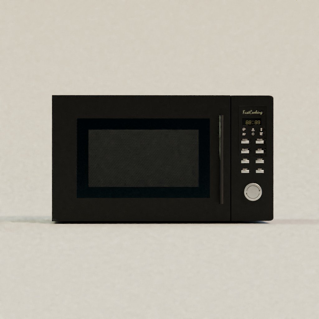 Microwave | 3D Kitchen Appliance models | BlenderKit