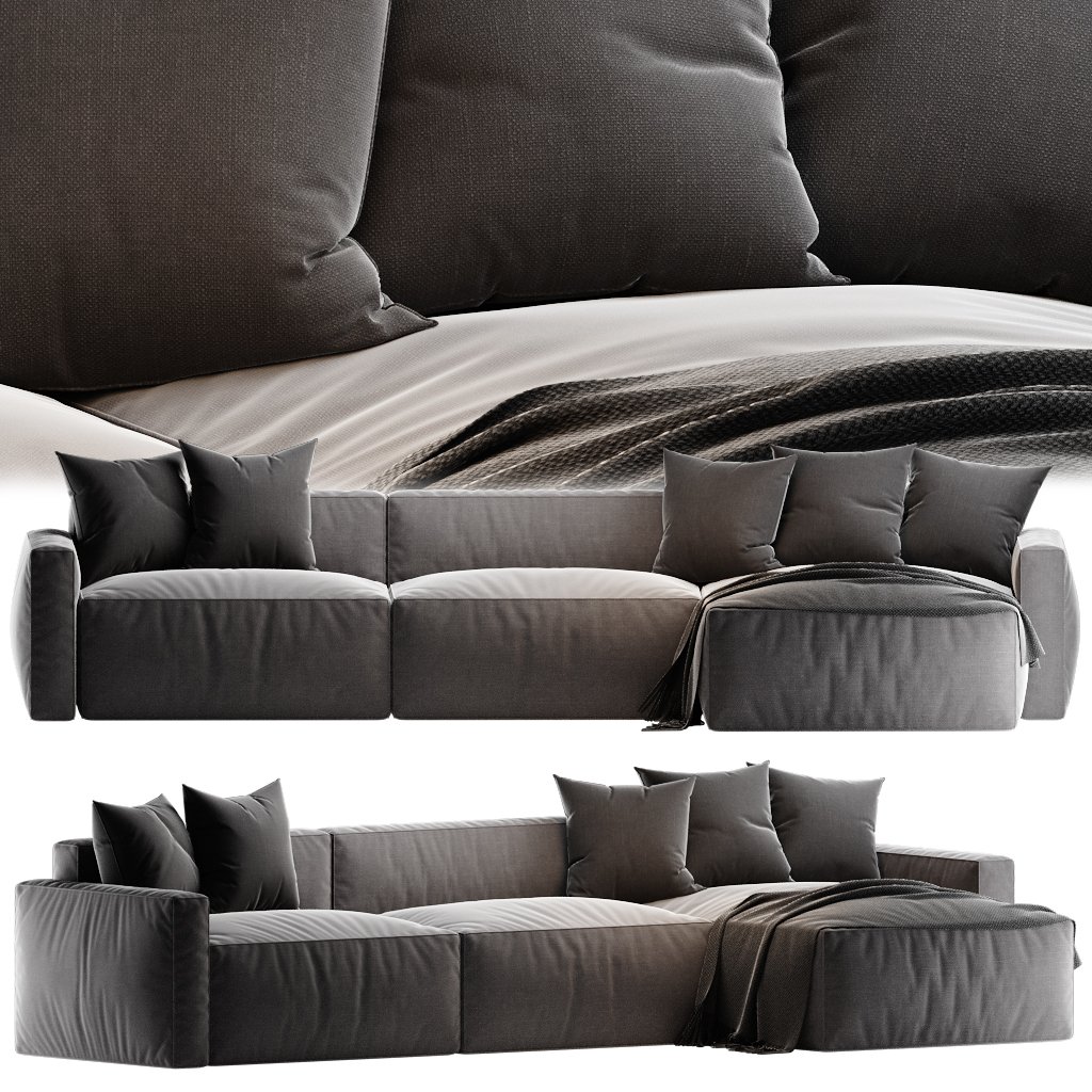 Sofa C | Sofas models | BlenderKit