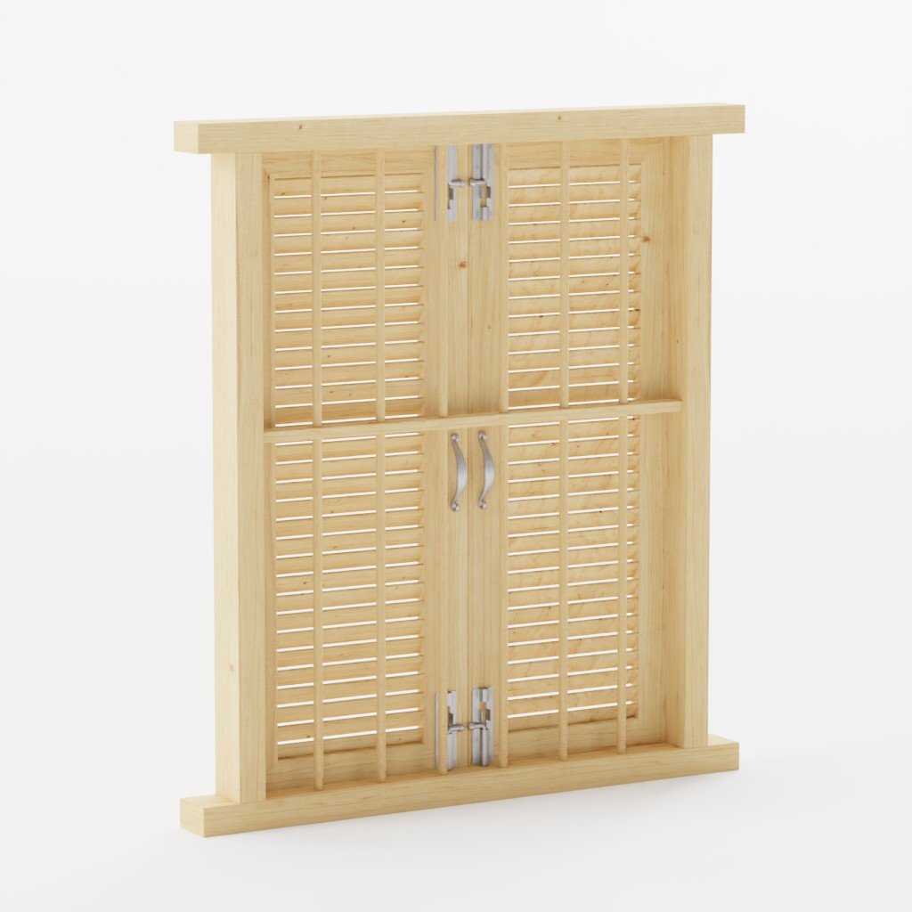 Simple Window (Easy Editable) | FREE 3D Window models | BlenderKit