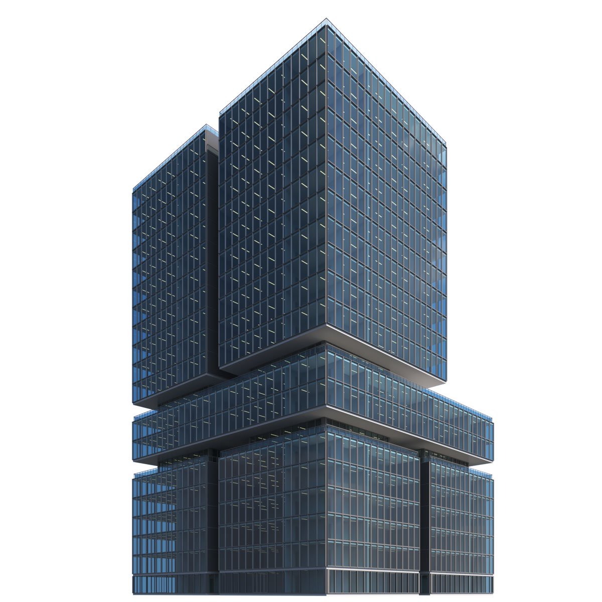 Building Tower Skyscraper Modern Glass | Commercial Buildings models ...