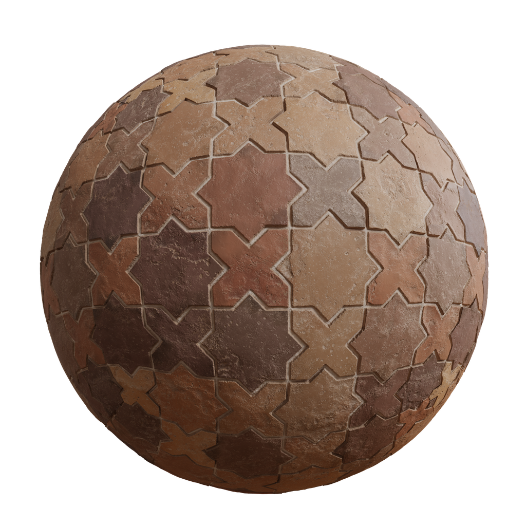 Rustic Concrete Tiles | FREE tiles materials | BlenderKit