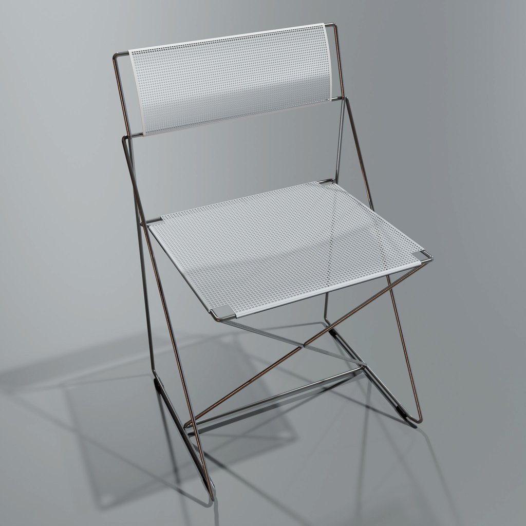 X-Line exterior chair | Sitting Chairs models | BlenderKit