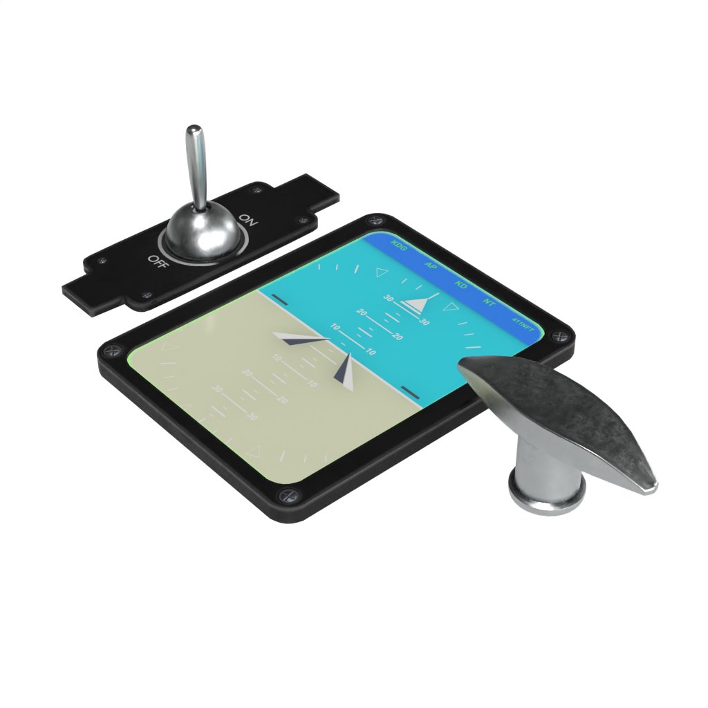 Aircraft Control Panel | Aircraft Accessories & Parts models | BlenderKit