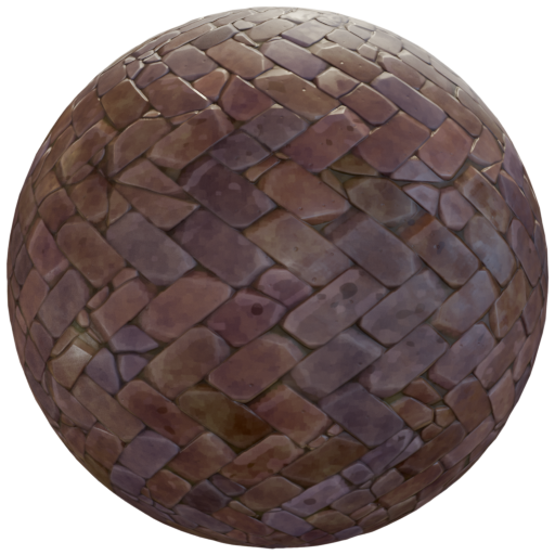 Stylized Cobblestone | FREE bricks materials | BlenderKit