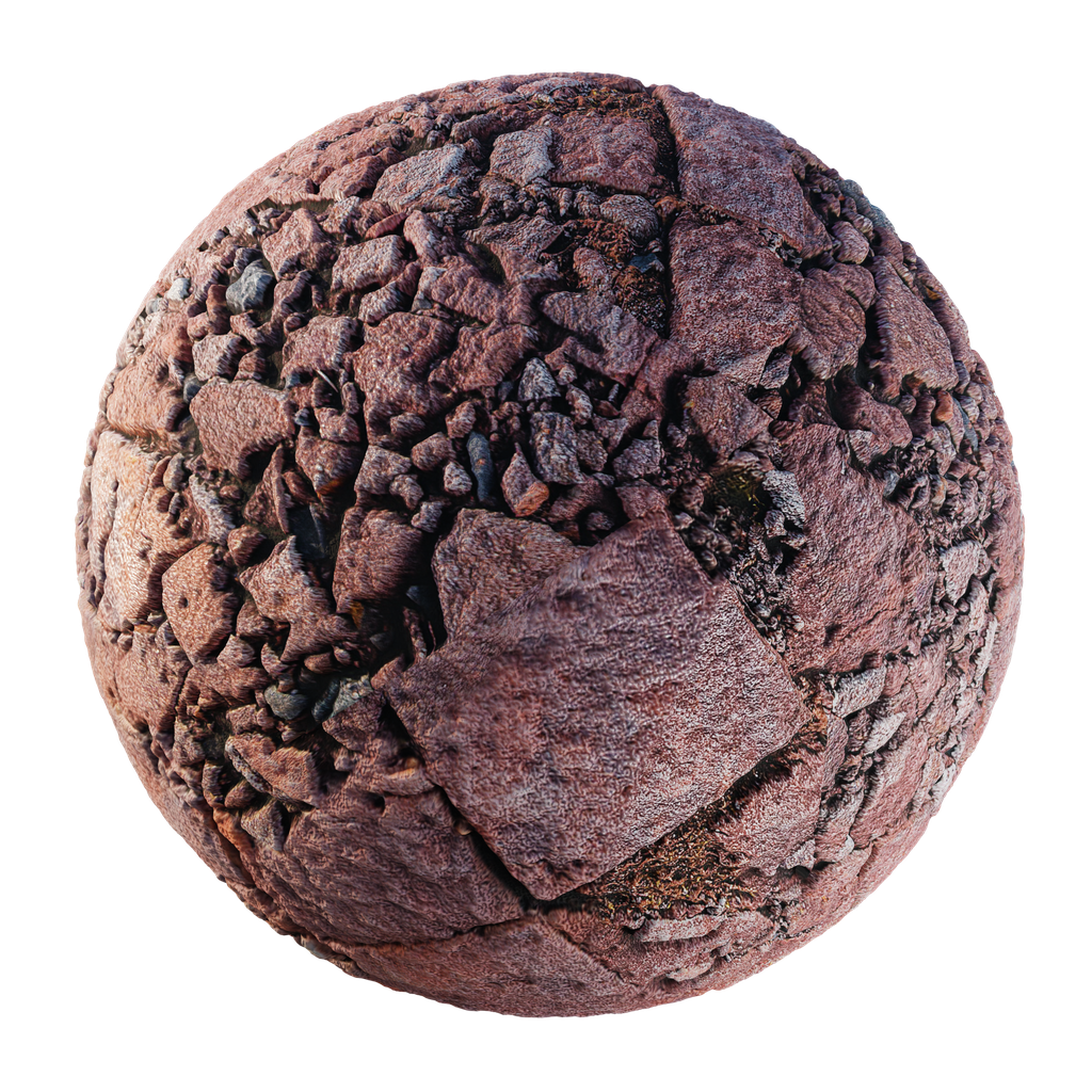 Red stone ground | FREE ground materials | BlenderKit