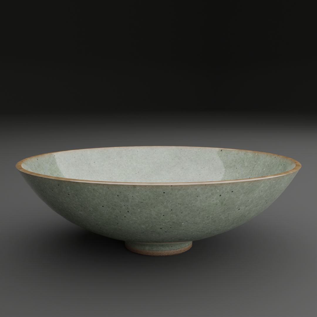Ceramic bowl glaze | Tableware Sets models | BlenderKit