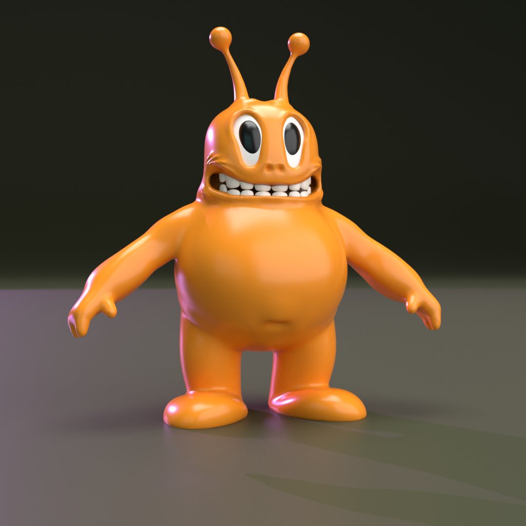 Stupid bug toy | Interior Sculptures models | BlenderKit
