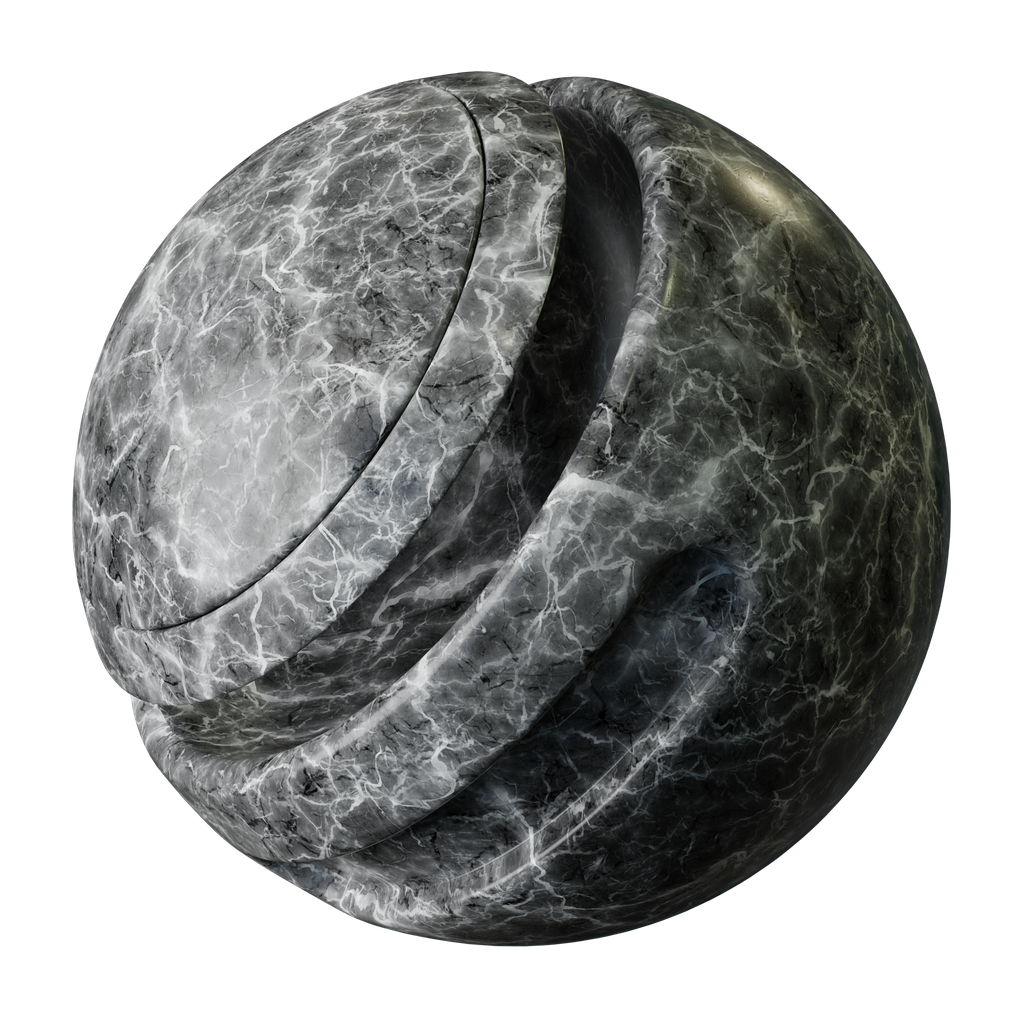 Black&white marble | FREE marble materials | BlenderKit