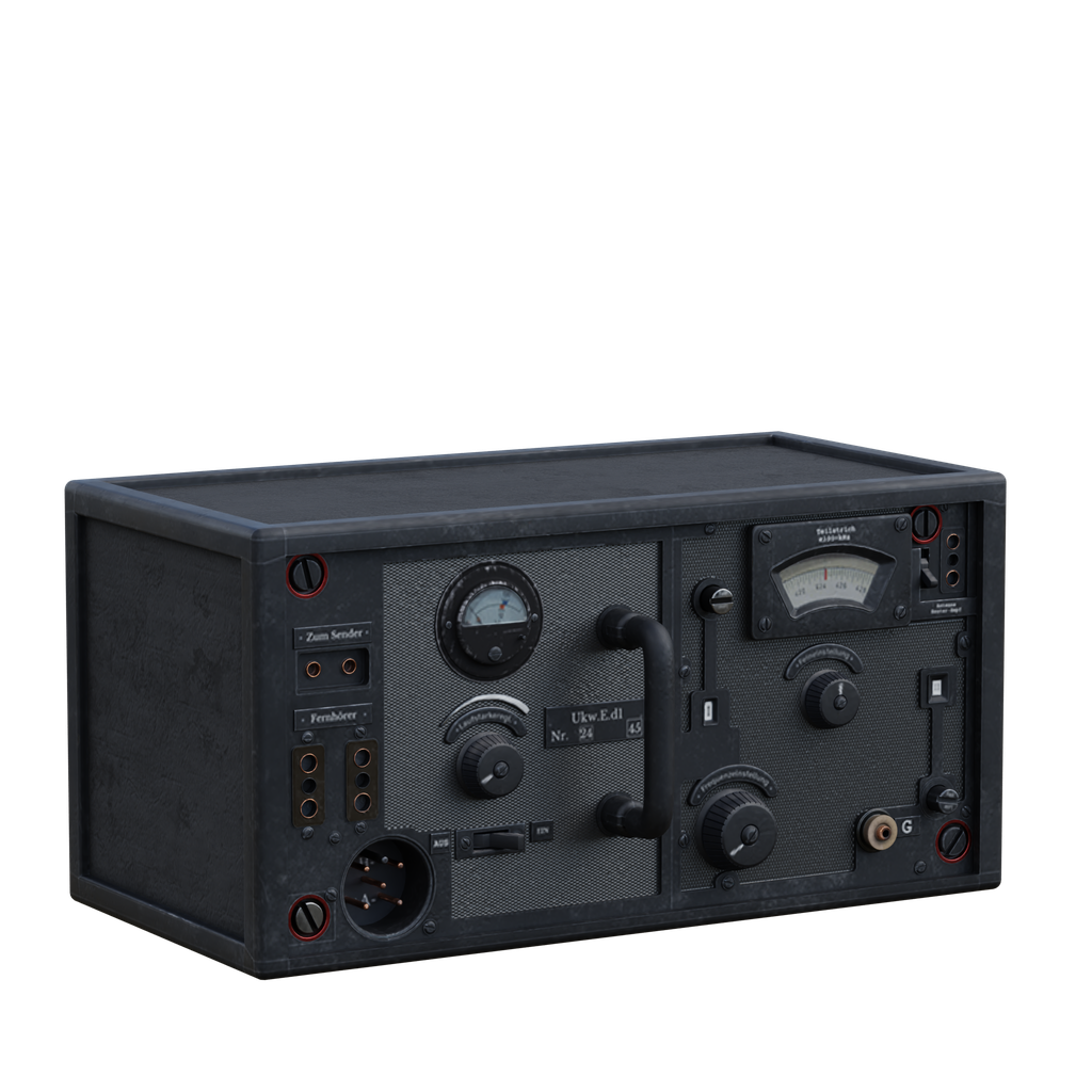 Radio WW2 | FREE Audio Devices models | Blendkit