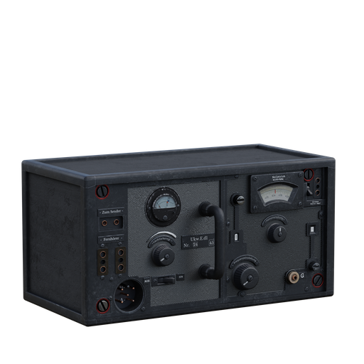 Radio WW2 | FREE Audio Devices models | BlenderKit