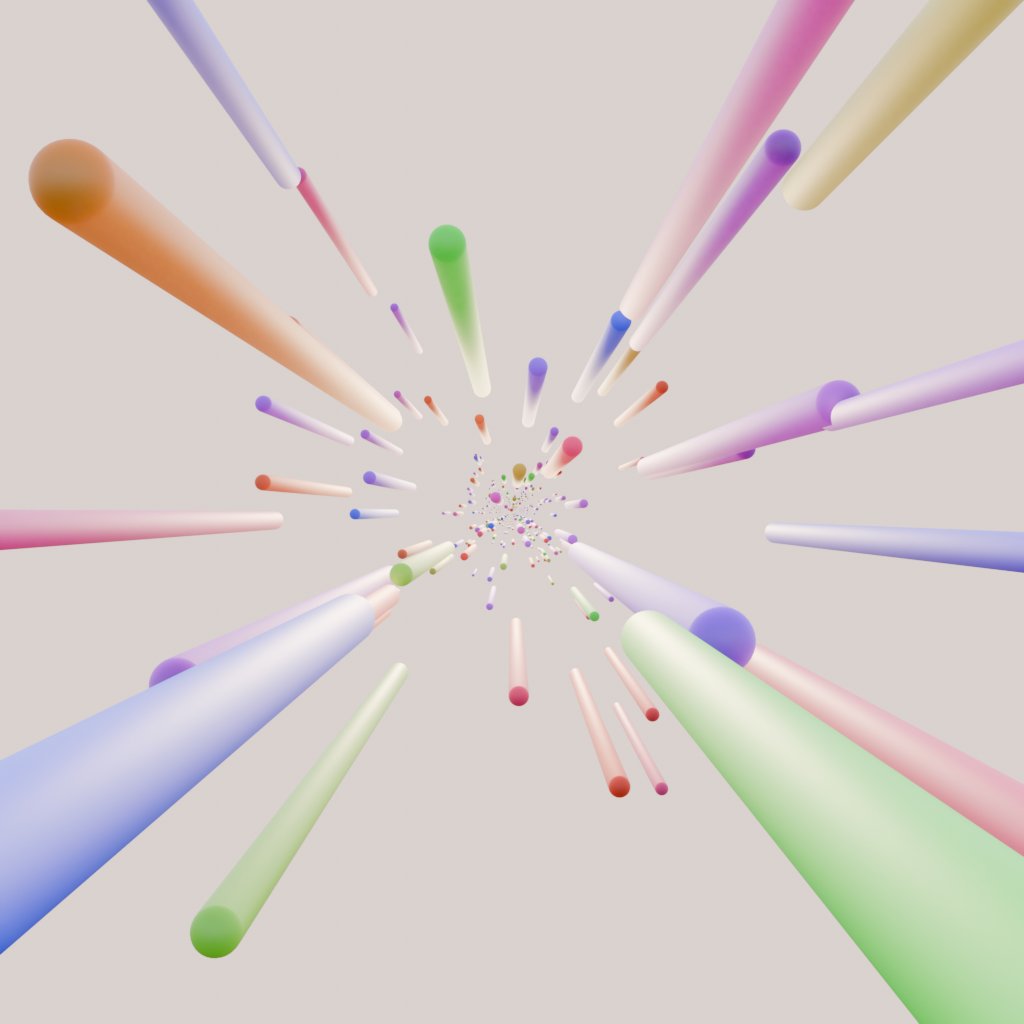 Abstract Cylinder Shape | FREE Abstract scenes | BlenderKit