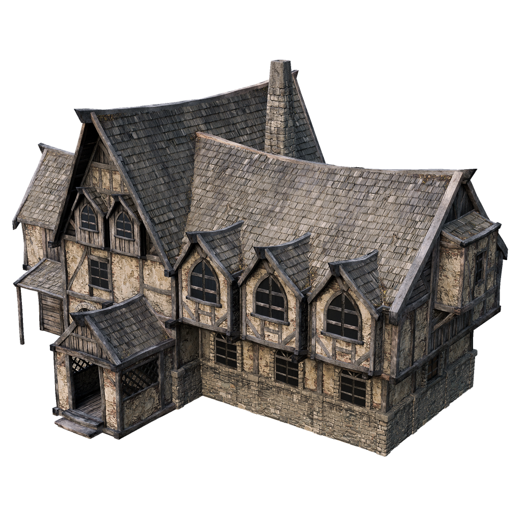Medieval Tavern | Historic Buildings models | BlenderKit