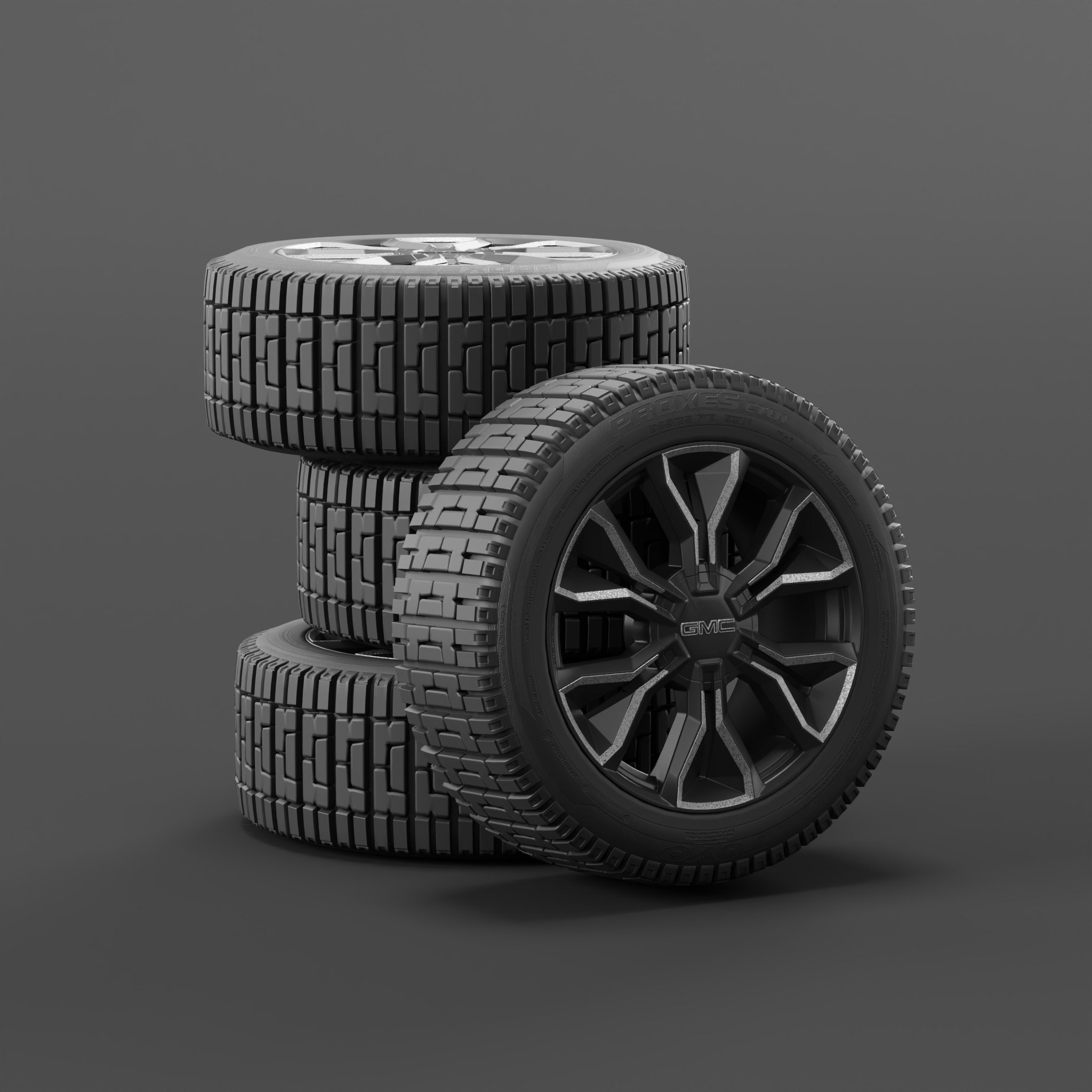 GMC tires | Vehicle Parts models | BlenderKit
