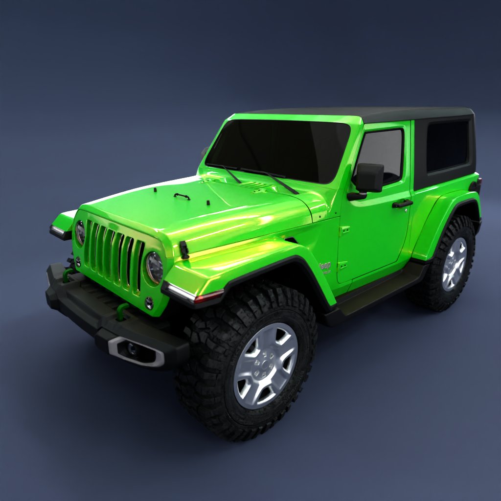 Jeep Rubicon | 3D Standard models | BlenderKit