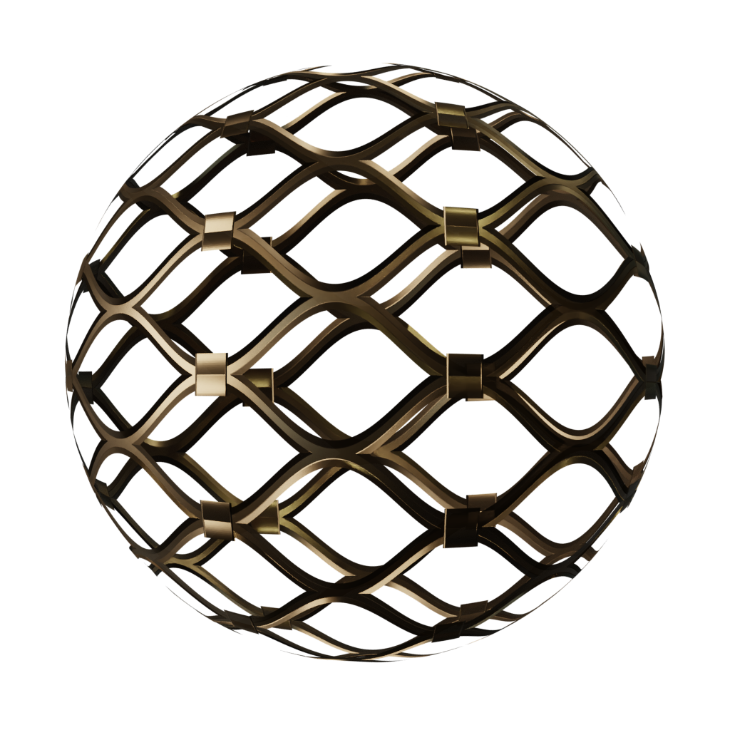 Protective grille - procedural | FREE metal materials | BlenderKit