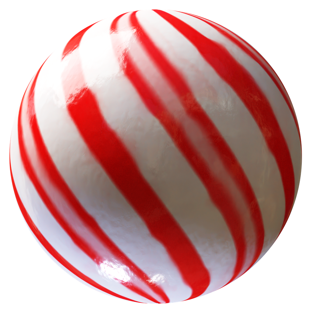 BlenderKit | Download the FREE Candy Cane material