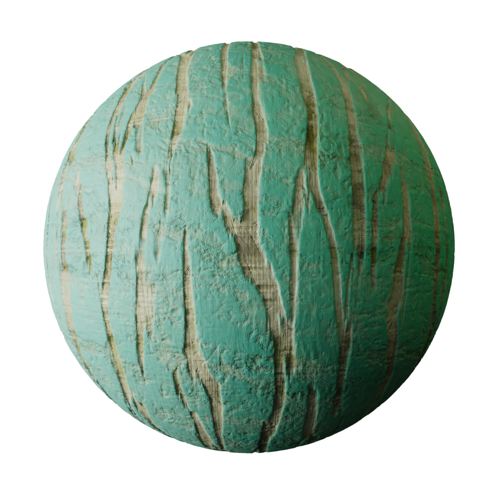 WeatheredTealPaintedWood Seamless PBR | FREE wood materials | BlenderKit