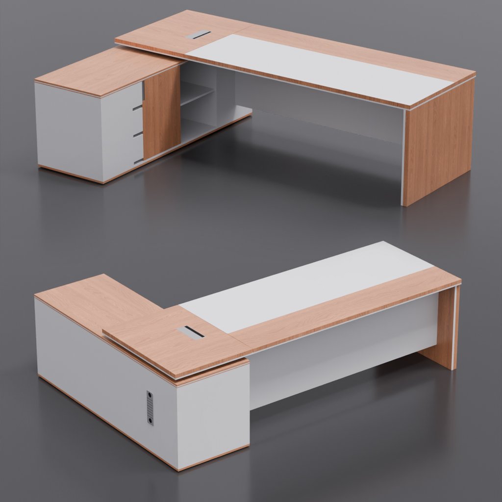 Office desk | Desks models | BlenderKit