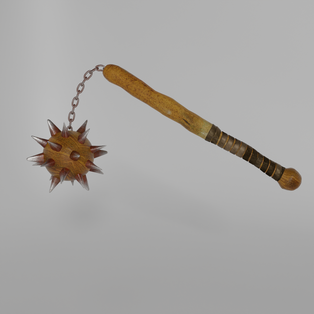 BlenderKit | Download the FREE Morgenstern bludgeoning weapon model
