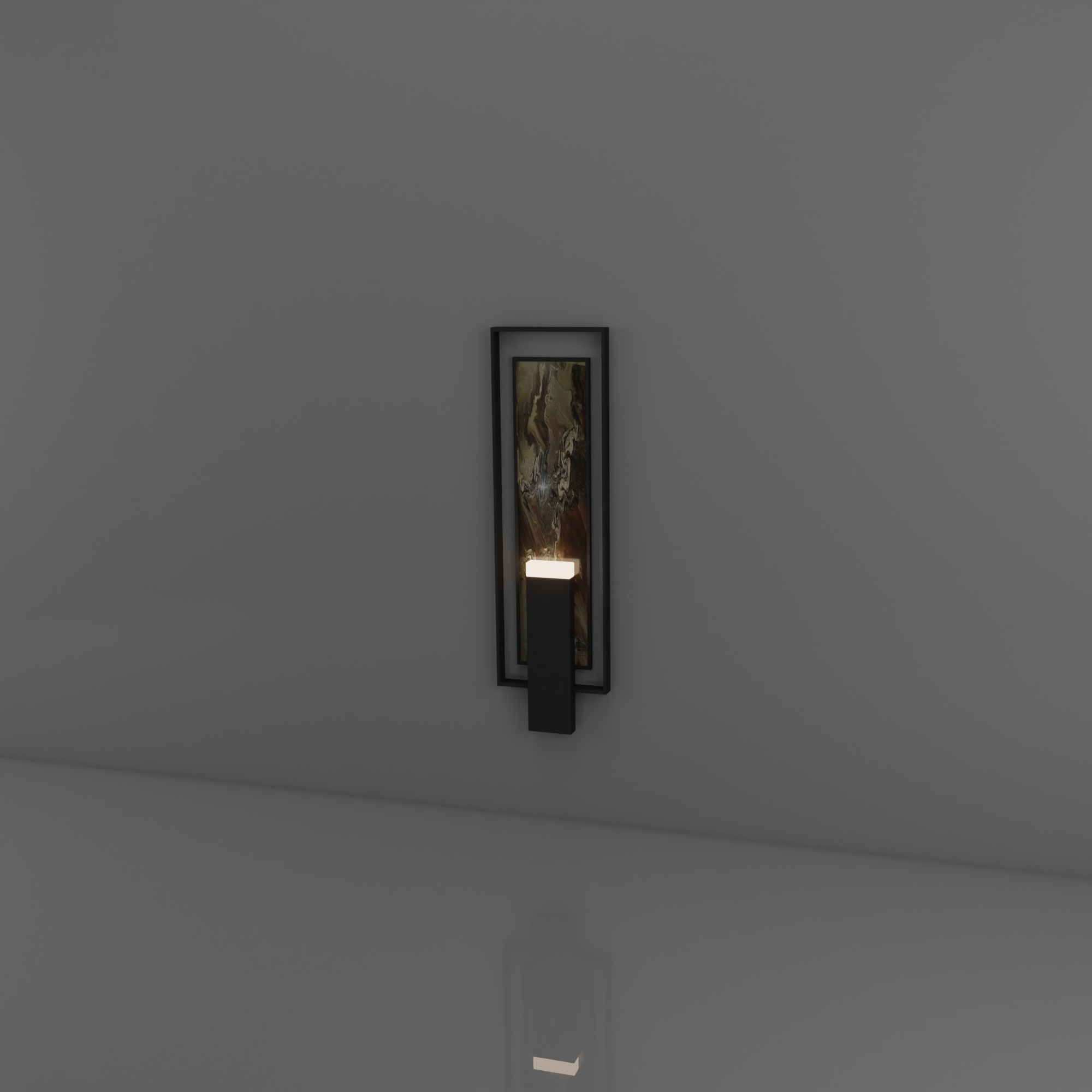 Wall Light Rect Marble | FREE Wall Light models | BlenderKit