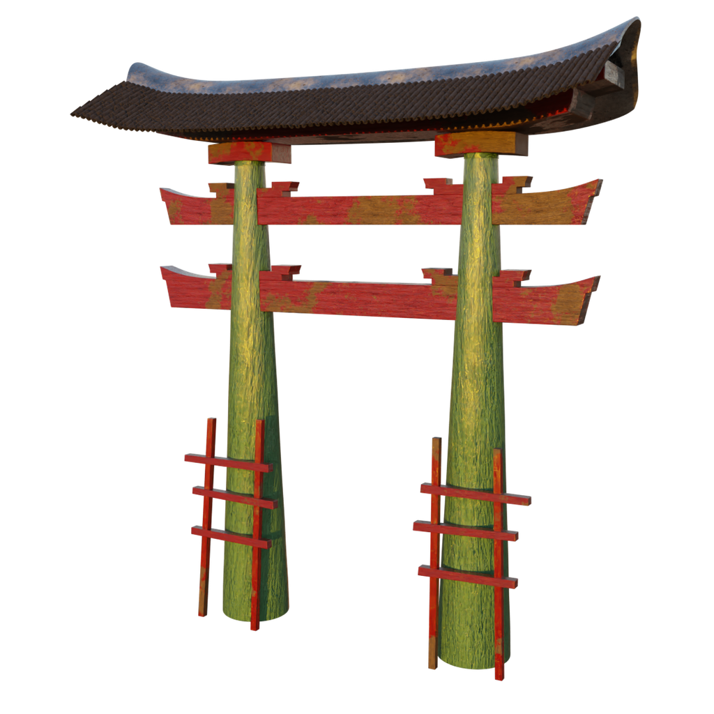 Torii Six | FREE Architectural Structures models | BlenderKit