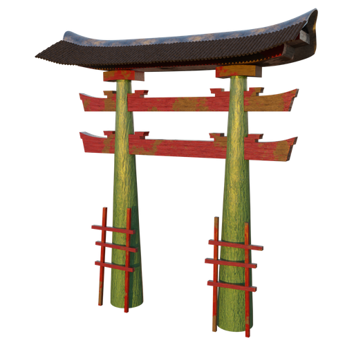 Torii Six | FREE Architectural Structures models | BlenderKit