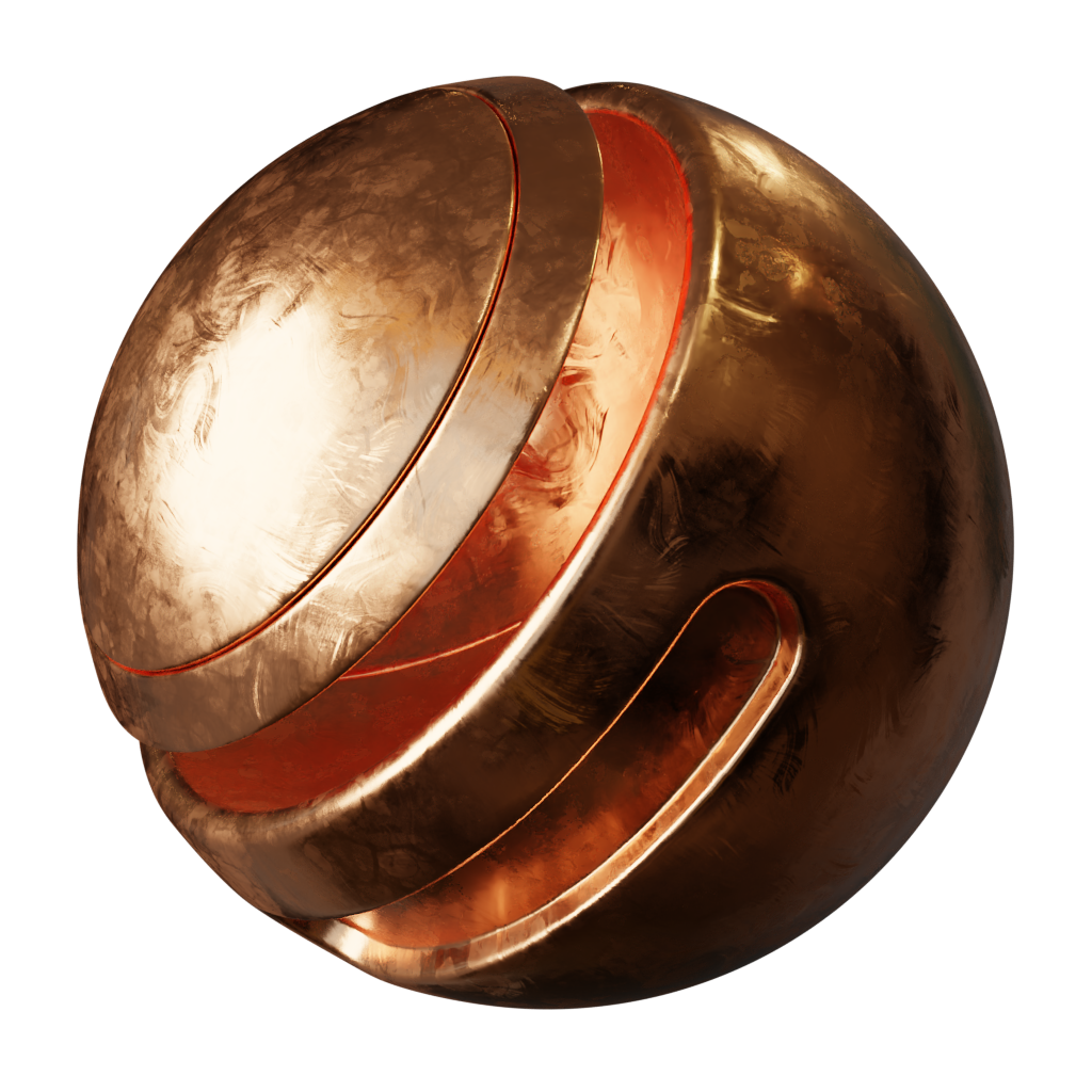 Brushed Copper | FREE metal materials | BlenderKit