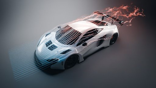 Aerodynamic streamlines | FREE Studio scenes | BlenderKit