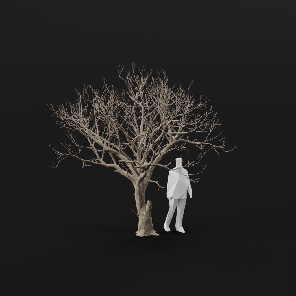 Olive Tree Dead Large | Trees models | BlenderKit