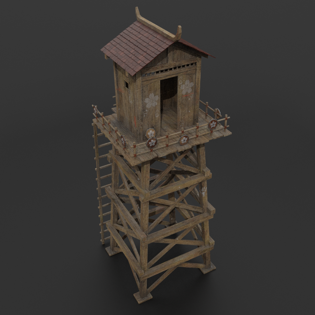 Guard Tower | Buildings models | BlenderKit