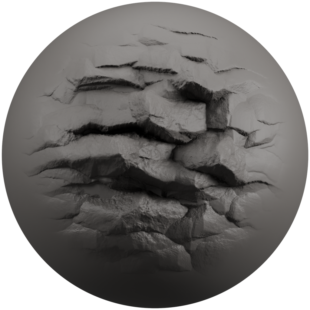 AT-Rock & Cliff Brush | rock brushes | BlenderKit