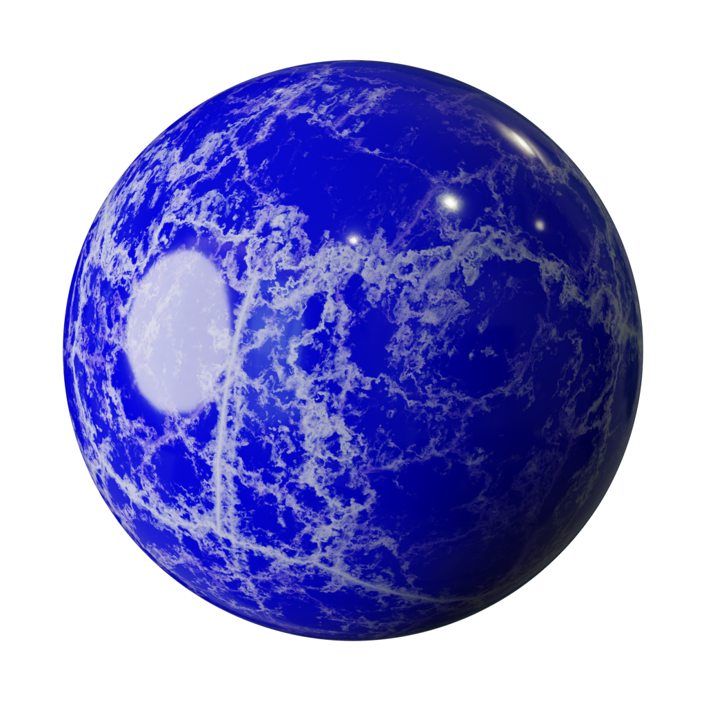 Blue Veined Marble | FREE marble materials | BlenderKit