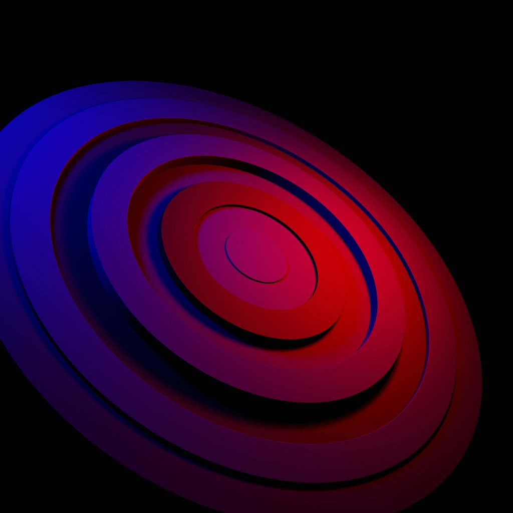Circular Ripple Motion Loop | Abstract scenes | BlenderKit