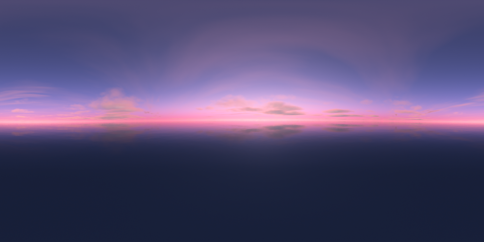 Pink Clouds Sky Sunset | Nature HDRis | BlenderKit