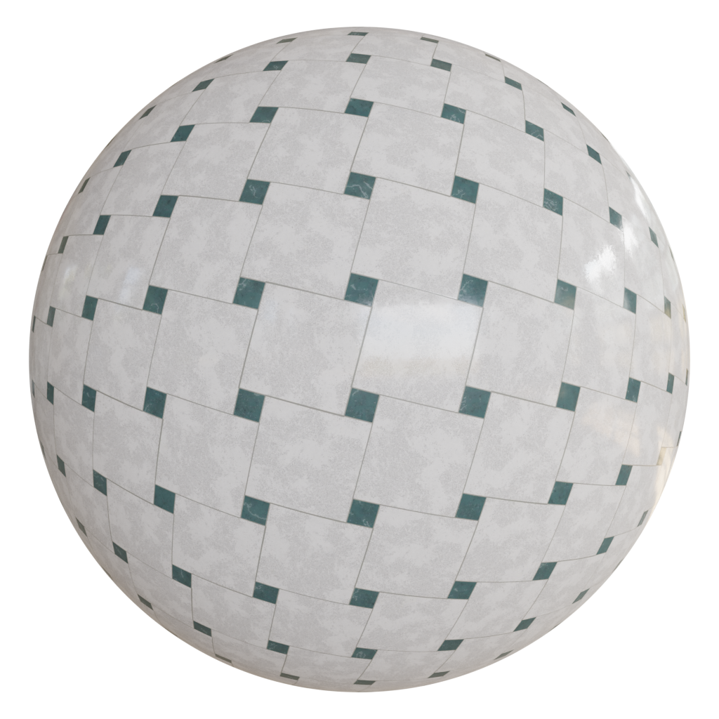 Marble rotated square pattern tile | FREE marble materials | BlenderKit