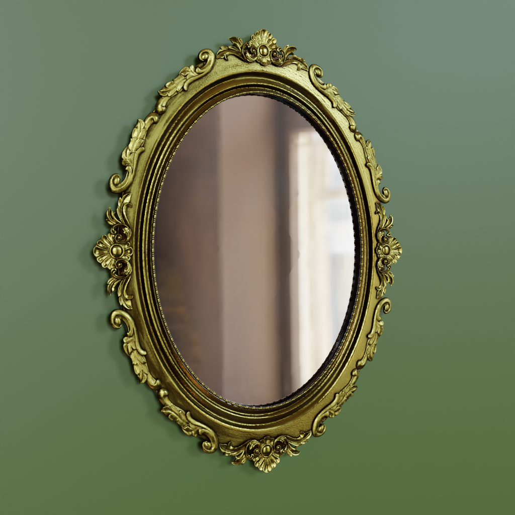 Arched Full Length Mirror | FREE Mirrors models | BlenderKit