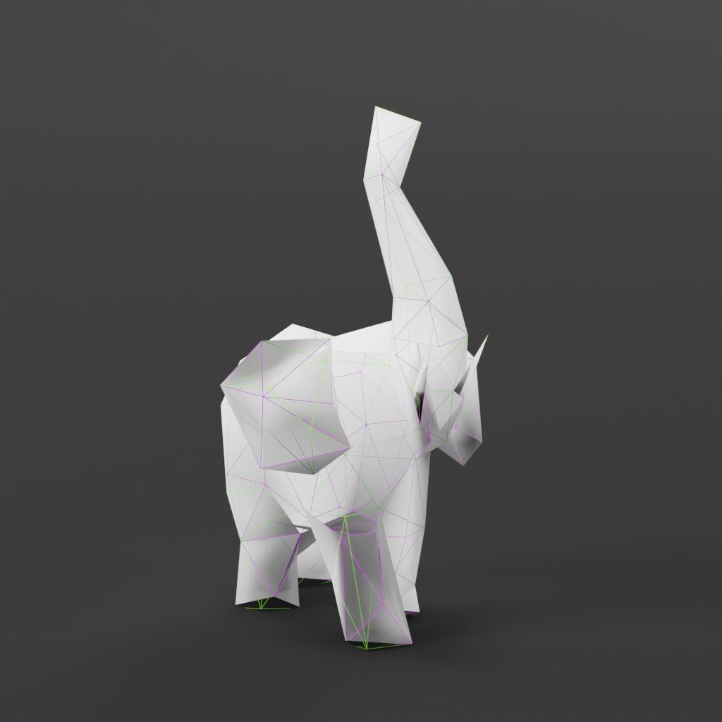bronze_elephant_decimated | FREE Animals models | BlenderKit