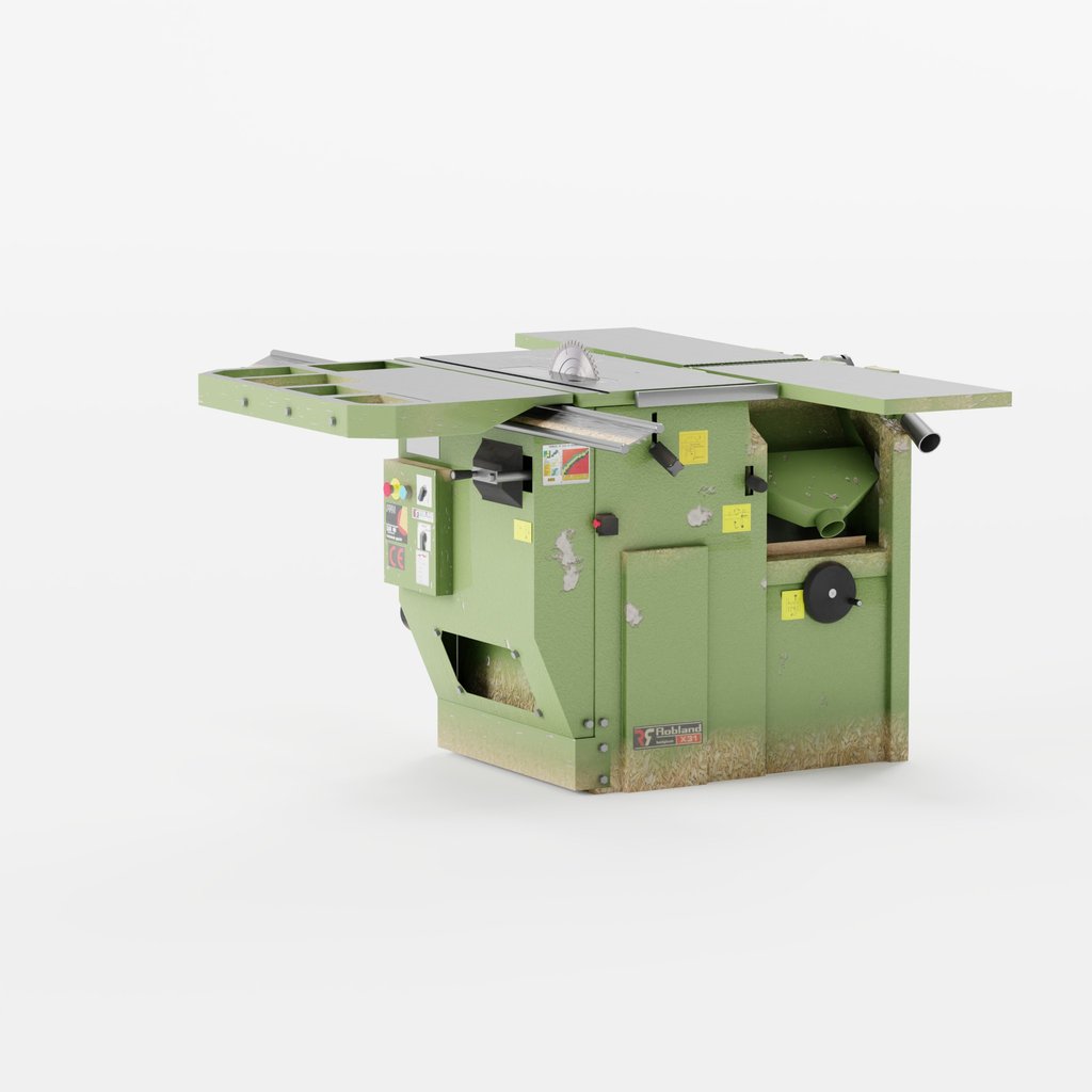 Woodworking Machine | Industrial Machinery models | BlenderKit