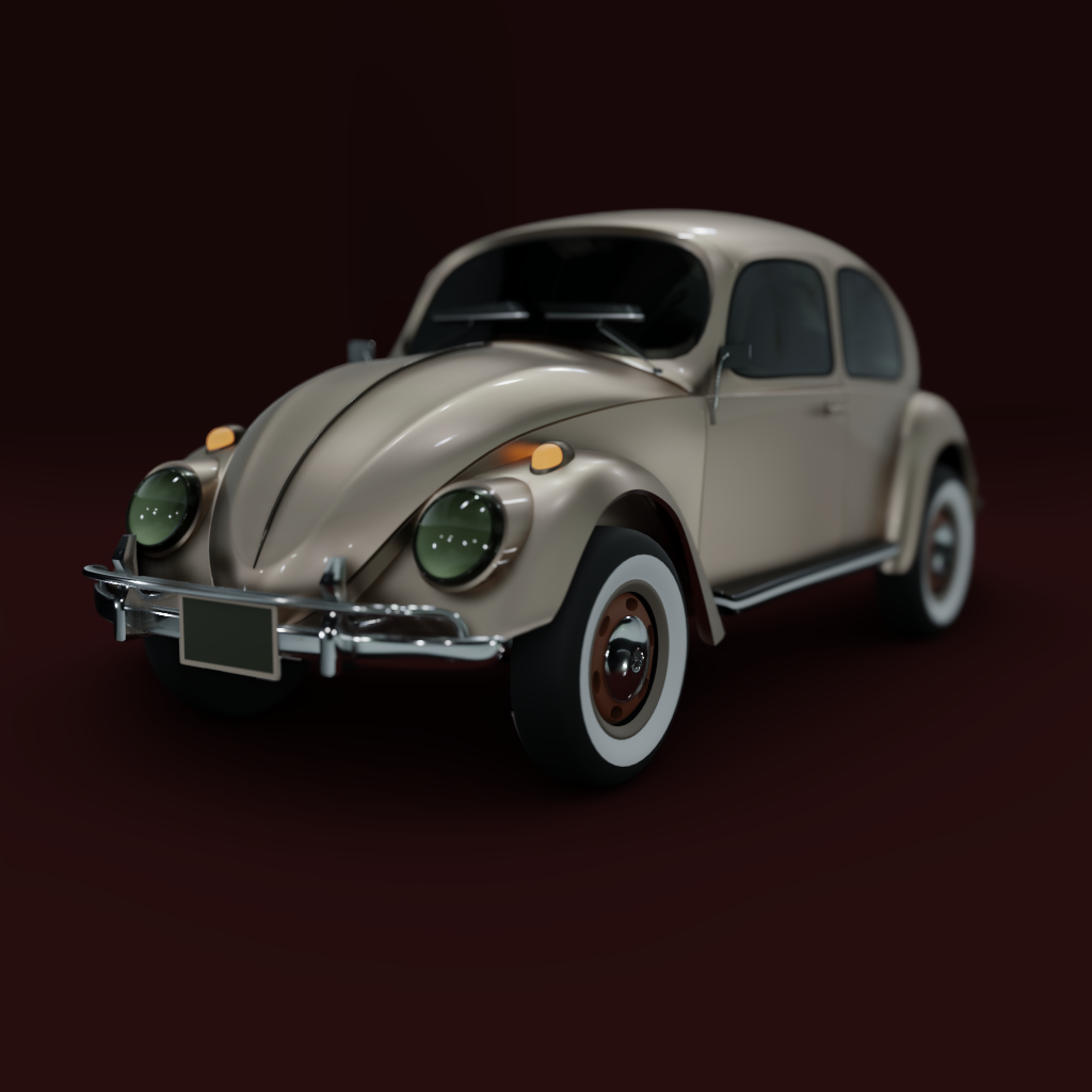 Volkswagen beetle 1967 | Historical Cars models | BlenderKit