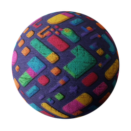 90s Arcade Carpet | FREE floor materials | BlenderKit