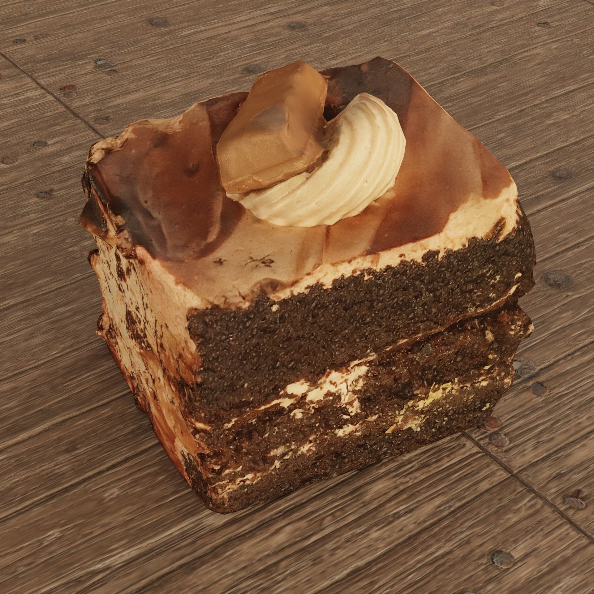 Pastry chocolate | FREE Sweets / Desserts models | BlenderKit