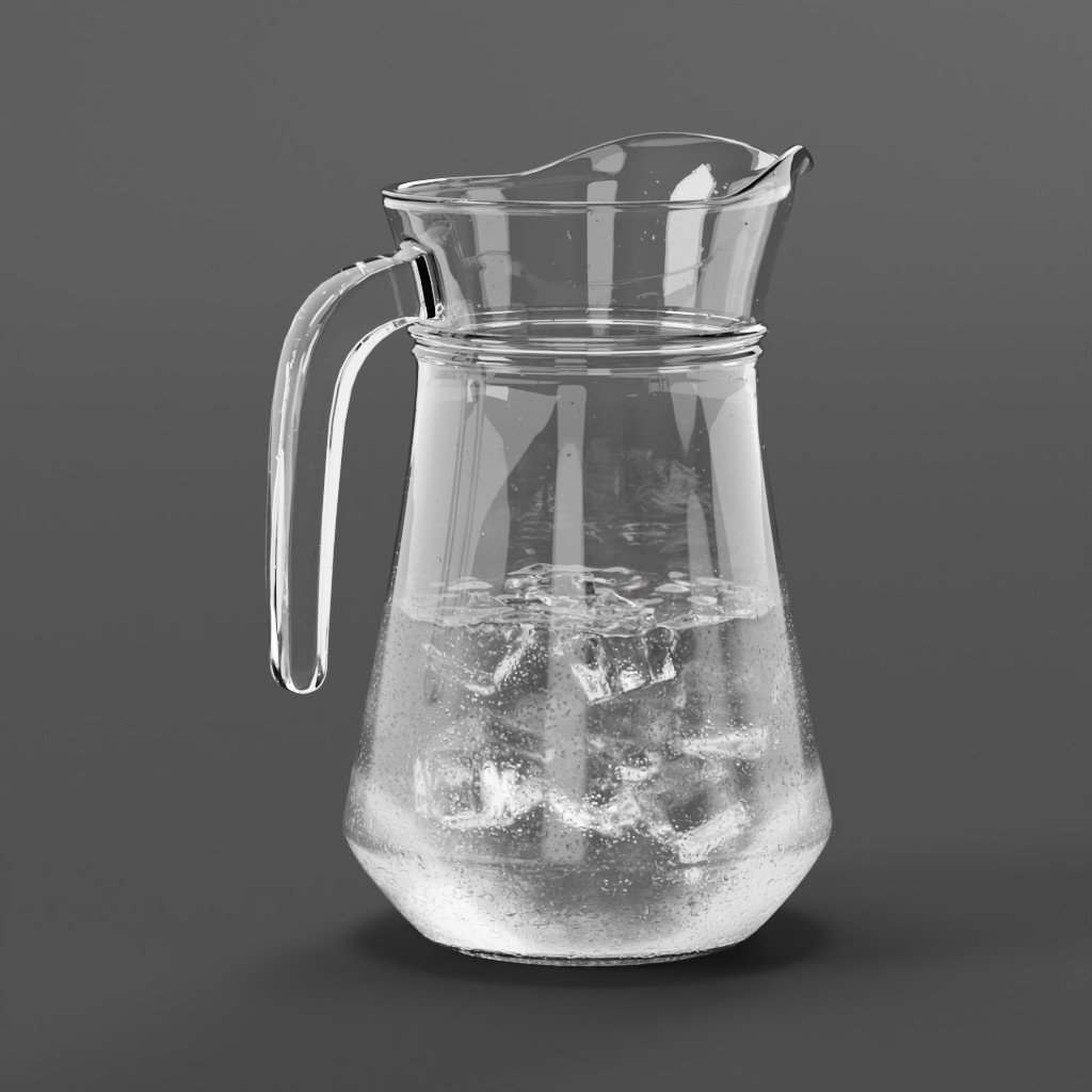 Ice Water Pitcher | FREE Beverages models | BlenderKit