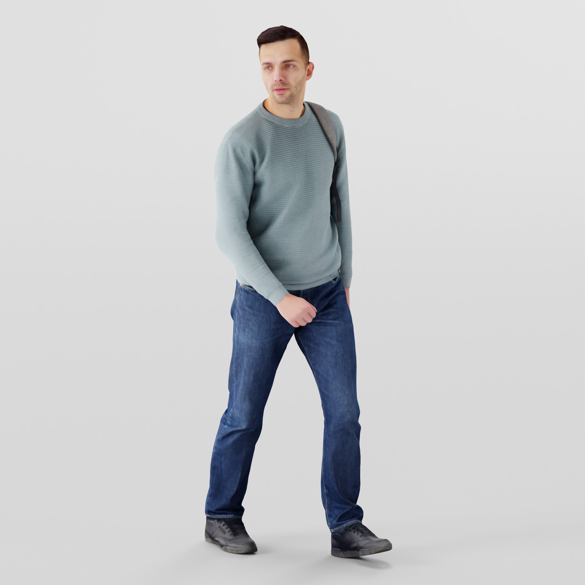 Returning from class | Men models | BlenderKit