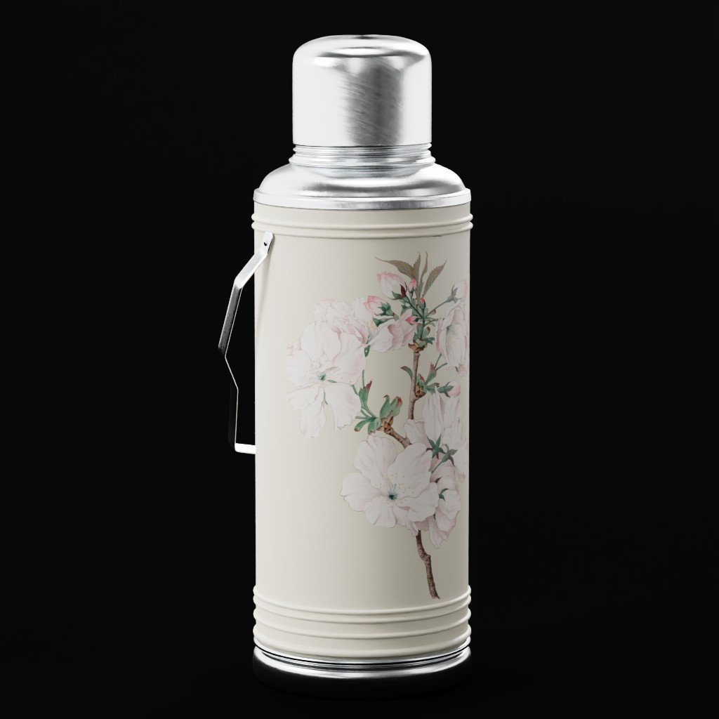 Classic Floral Thermos | Kitchenware models | BlenderKit